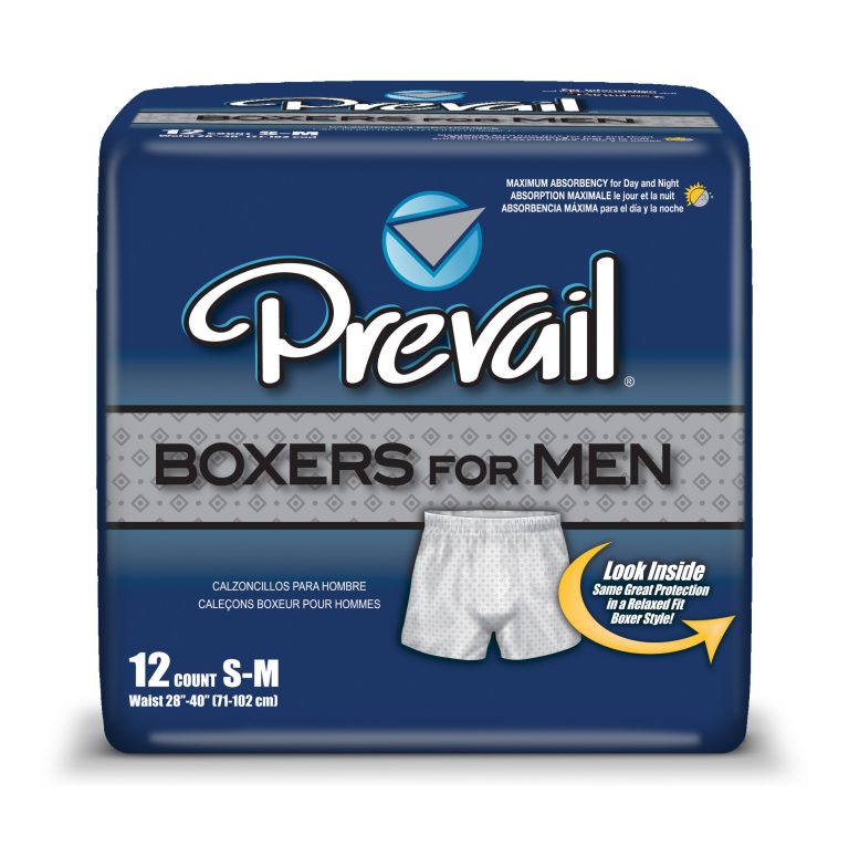 Prevail® Boxers for Men: Maximum Absorbency Underwear – Disposables ...